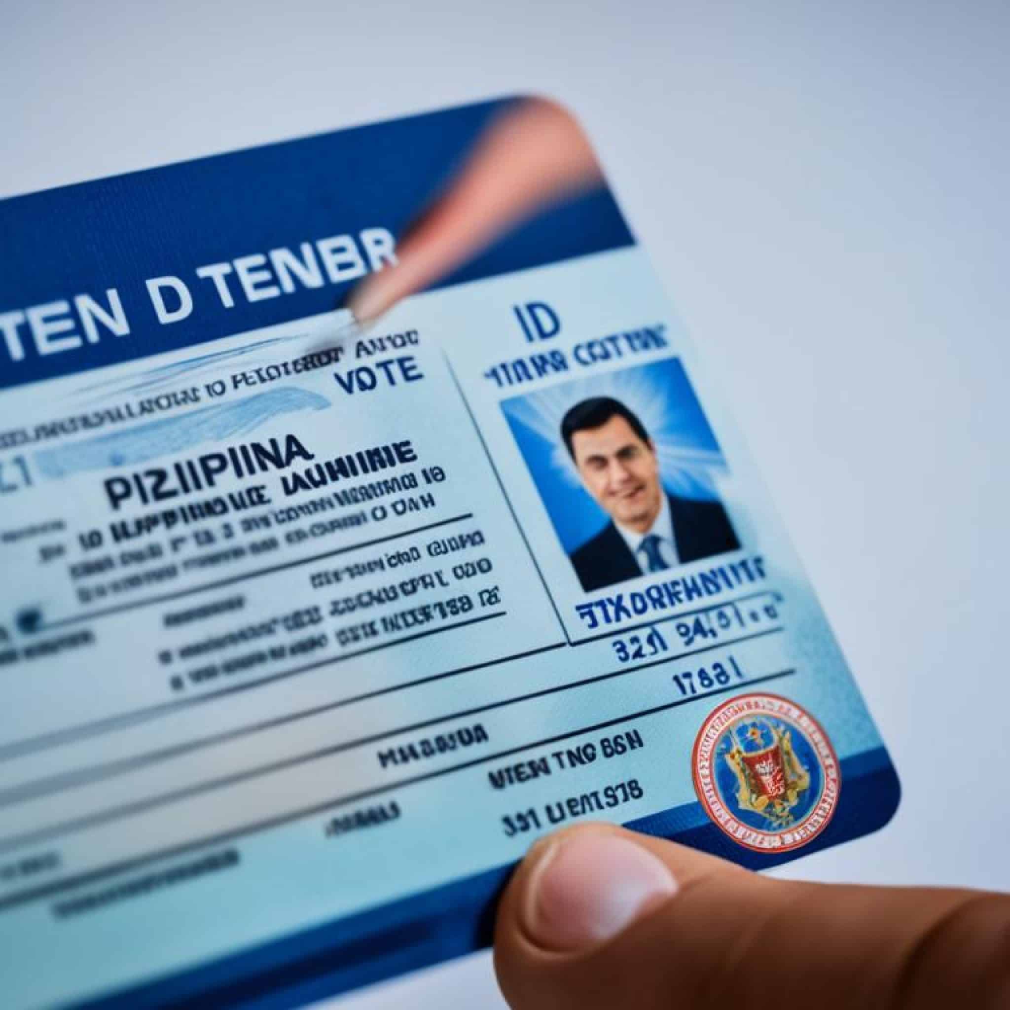 Locating ID Number on Philippines Voter's ID