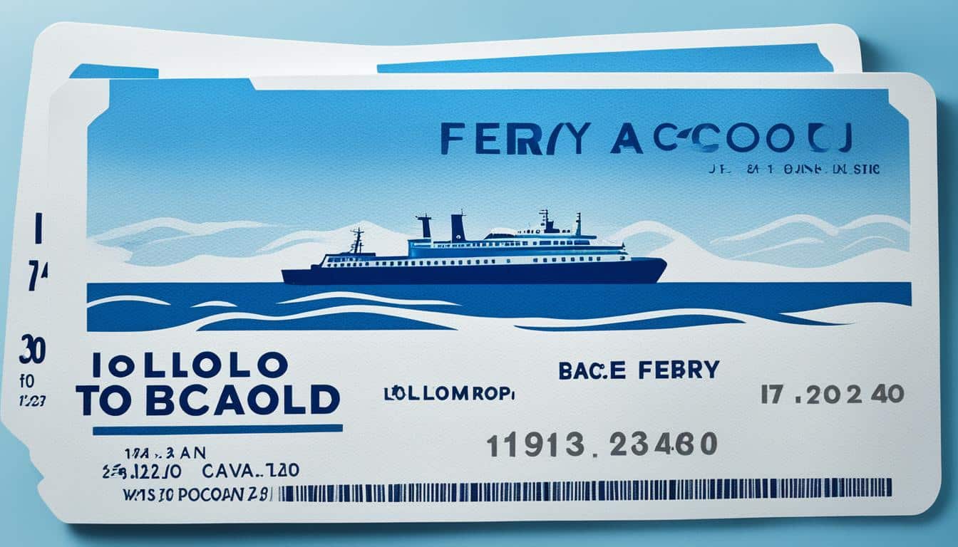 OceanJet Ferry: Iloilo to Bacolod Ticket