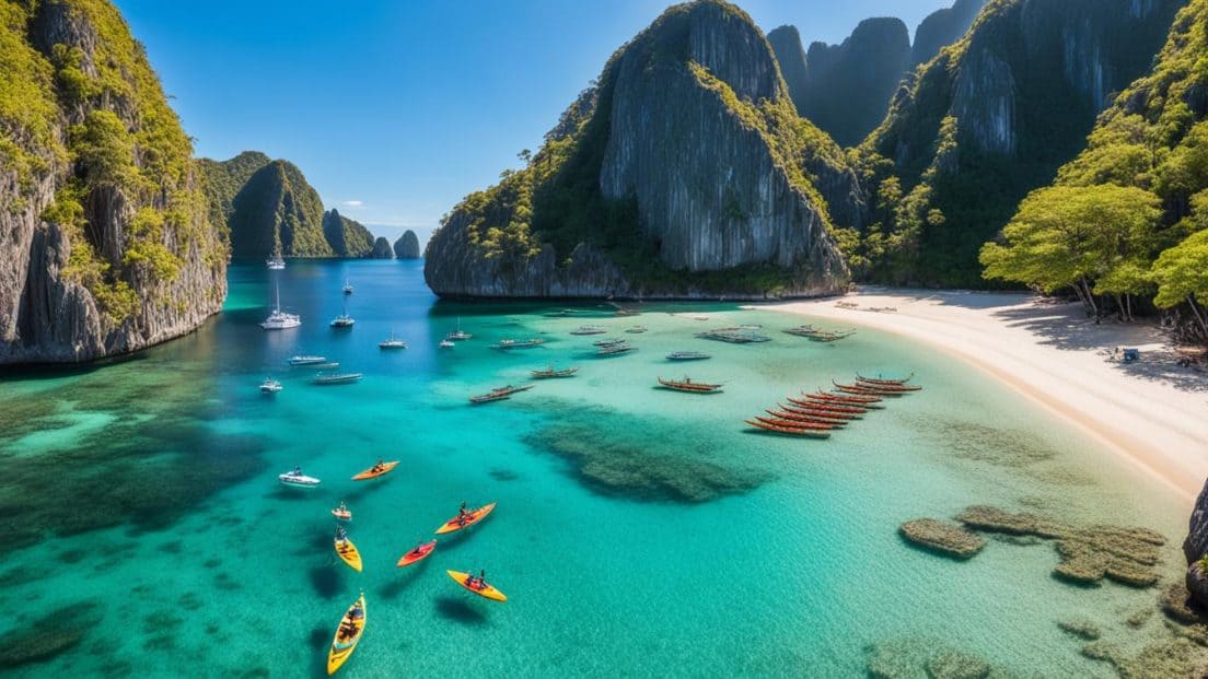 Explore Barracuda Lake, Palawan Philippines